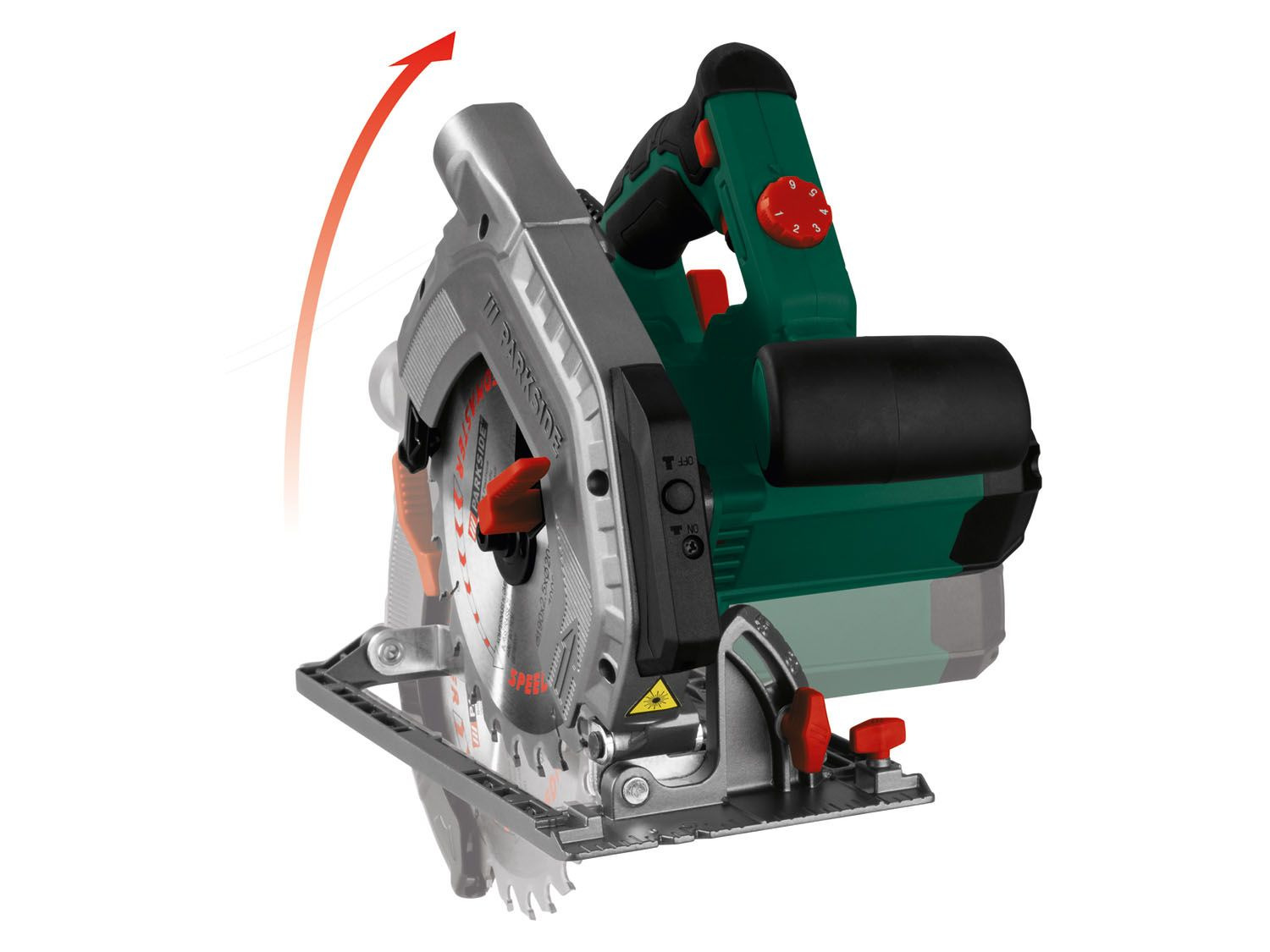 Cirkelzaag, 1350 W, lasergeleider kopen? | LIDL