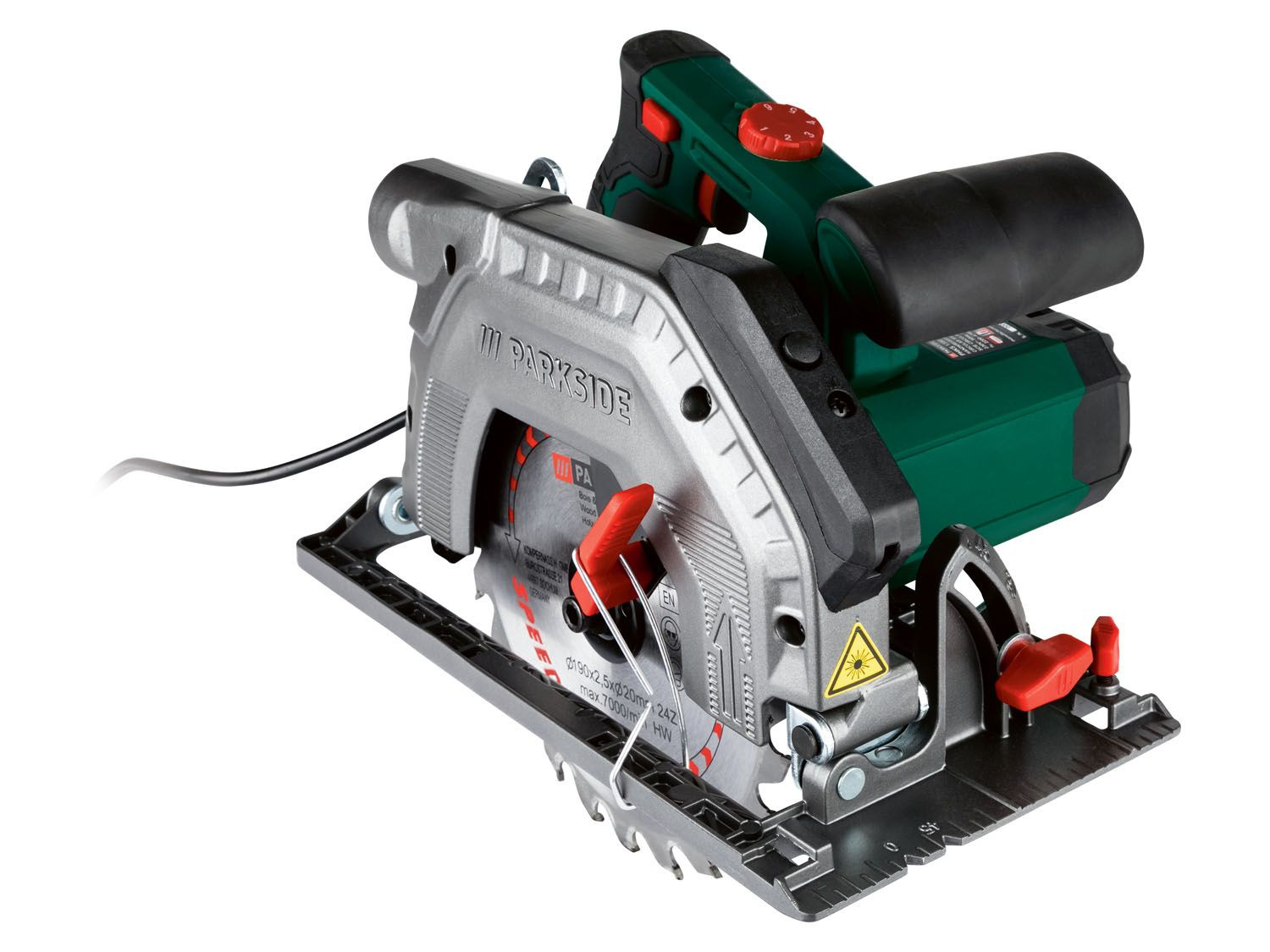 Cirkelzaag, 1350 W, lasergeleider kopen? | LIDL