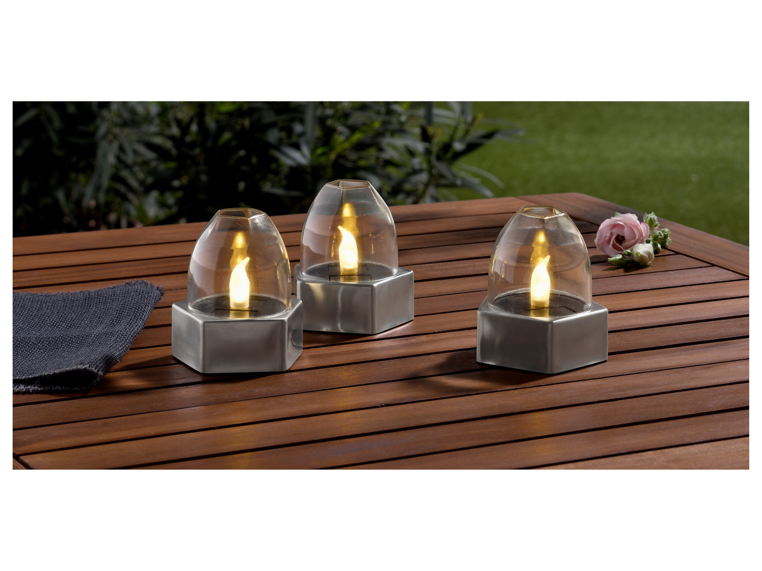 3 LED-solar-lampen online kopen | LIDL