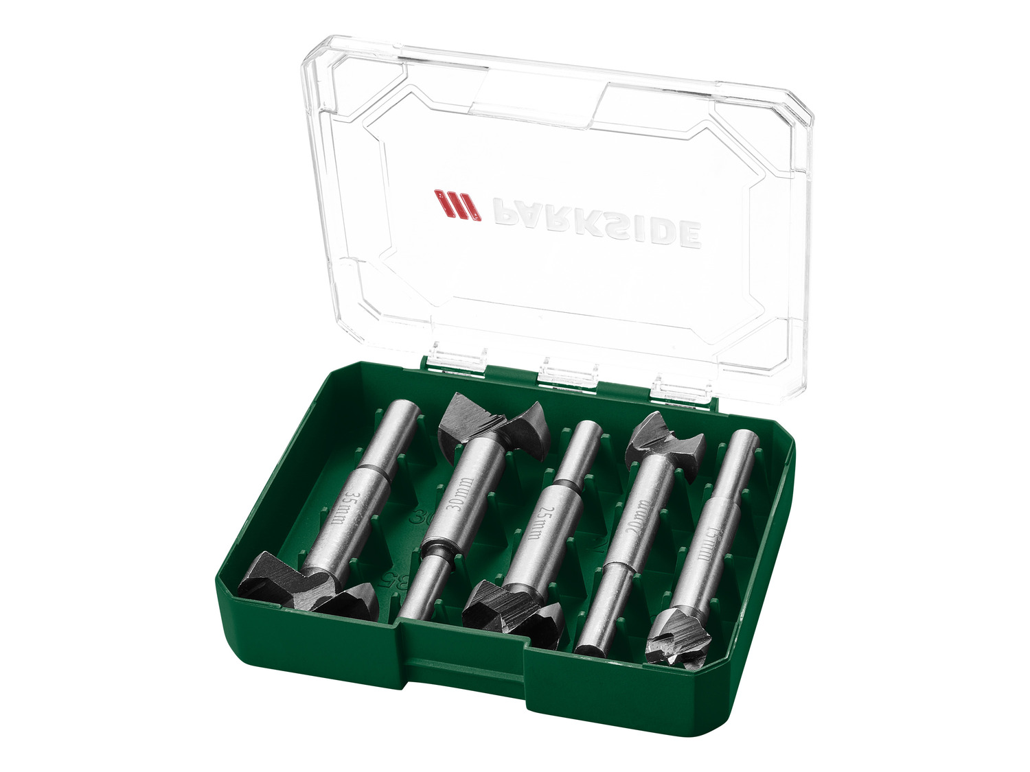 Forstner houtborenset / freesboorset / verzinkboorset