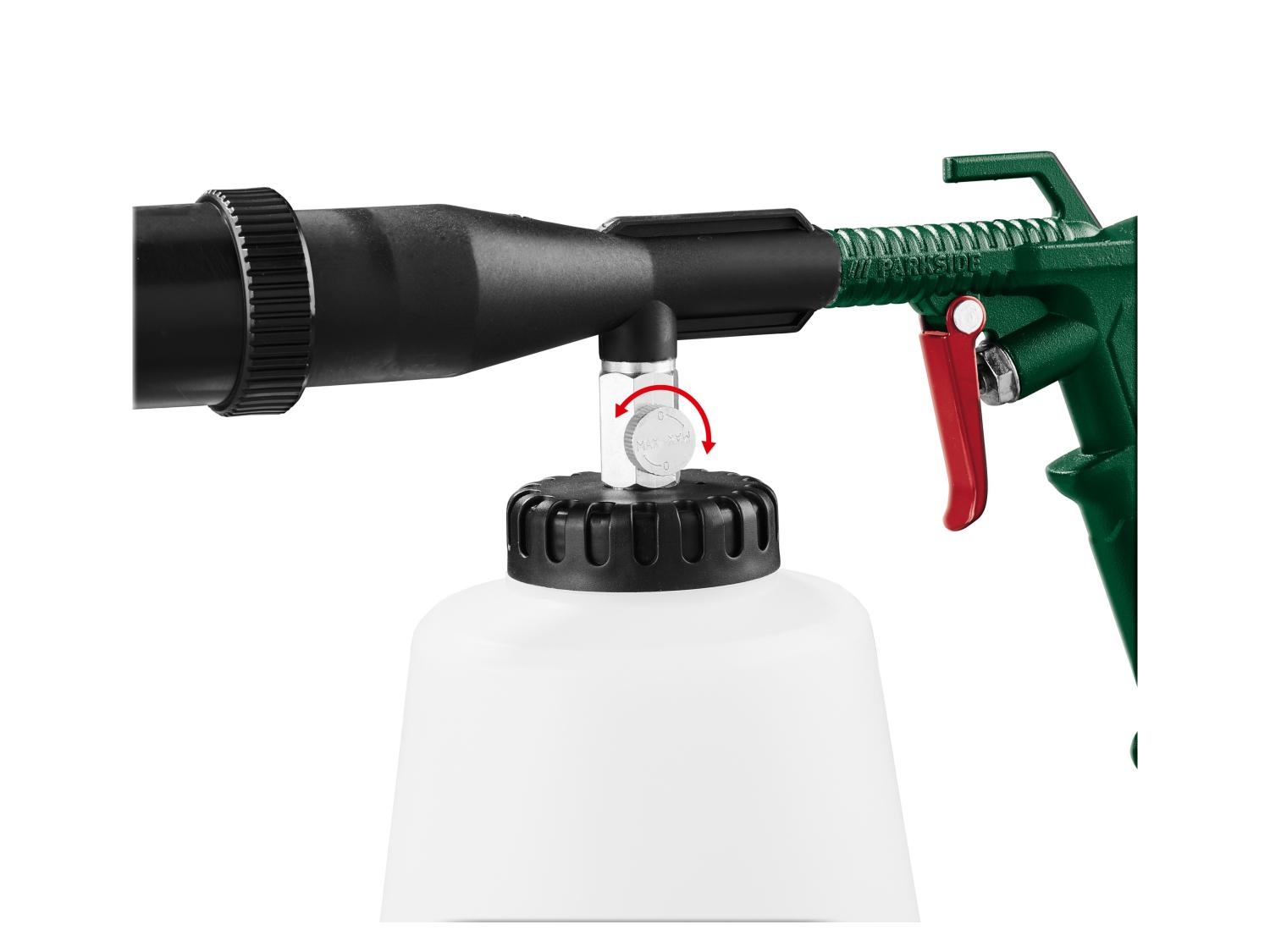 Perslucht-zandstraalpistool of -reinigingspistool