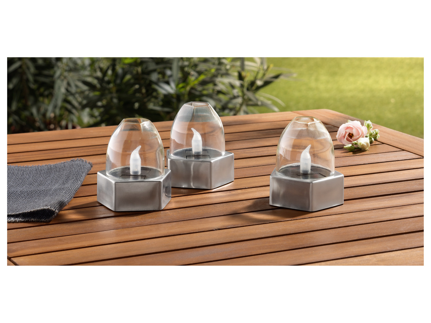 3 LED-solar-lampen online kopen | LIDL