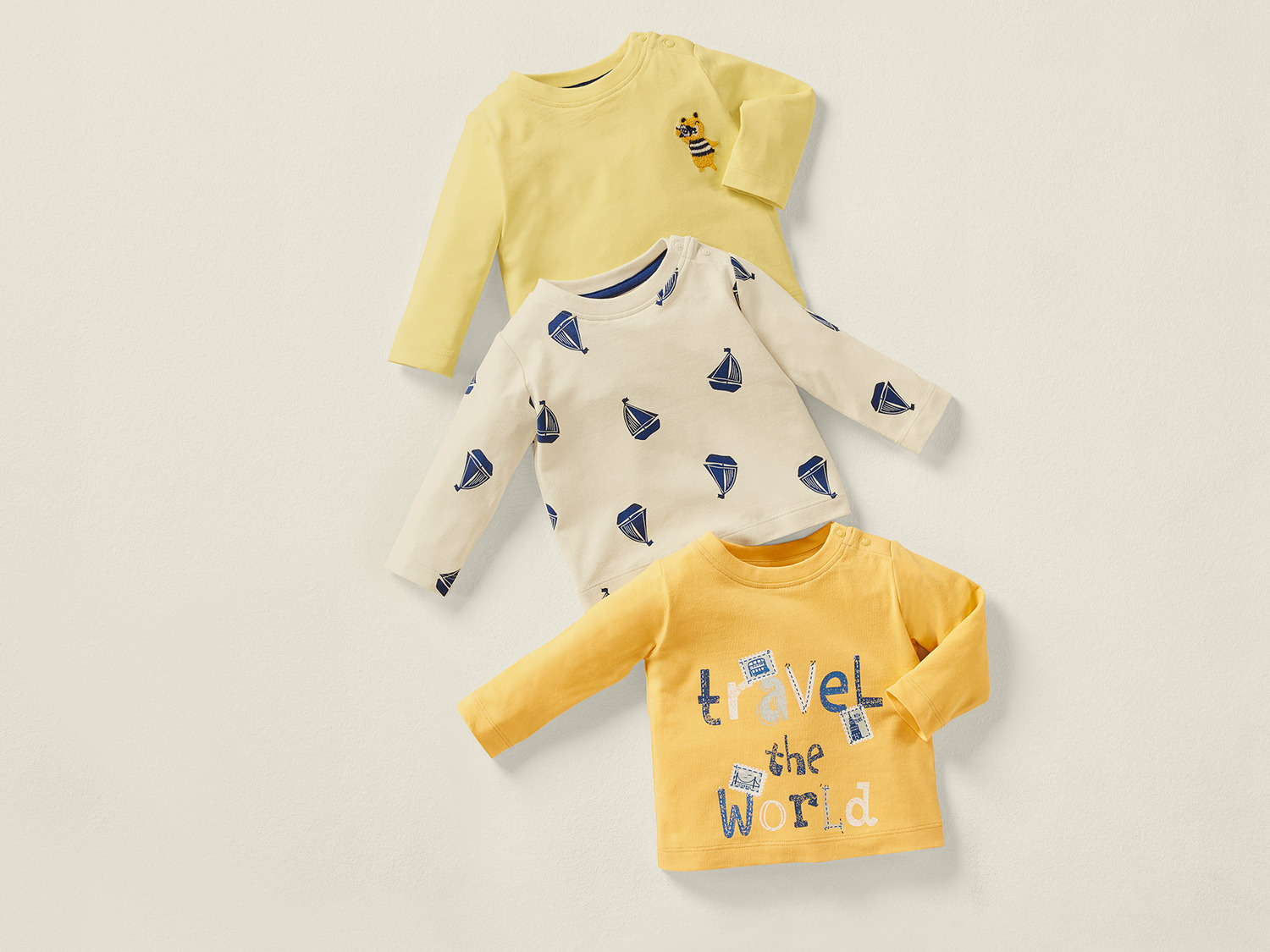 lupilu® 3 baby shirts online kopen | LIDL