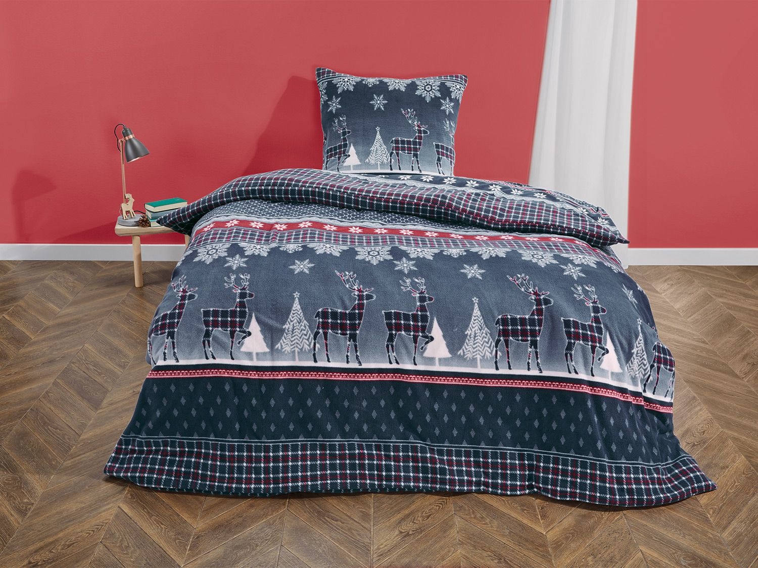 MERADISO® Draaibaar microvezel-fleece beddengoed 140 x 200 cm - Lidl ...