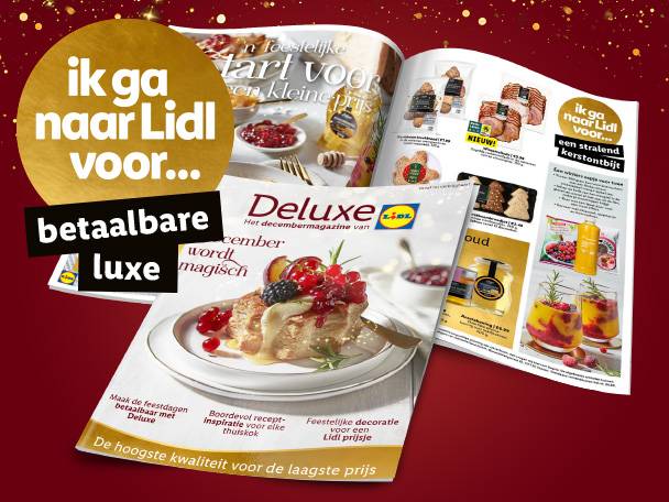 Magische feestdagen met Lidl | Bekijk ons betaalbare Deluxe assortiment